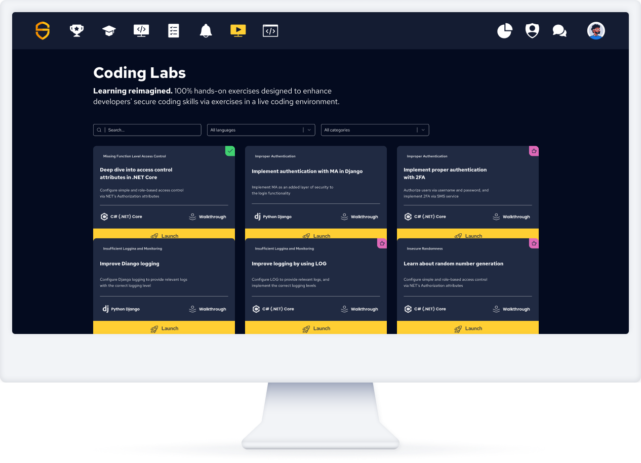 Hands On Coding Labs Secure Code Warrior